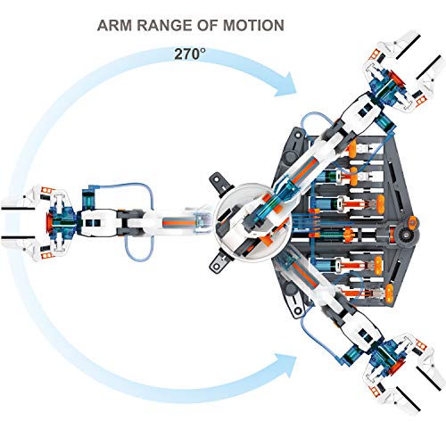 Teach Tech “Hydrobot Arm Kit”, Hydraulic Kit, STEM Building Toy for Kids 12+