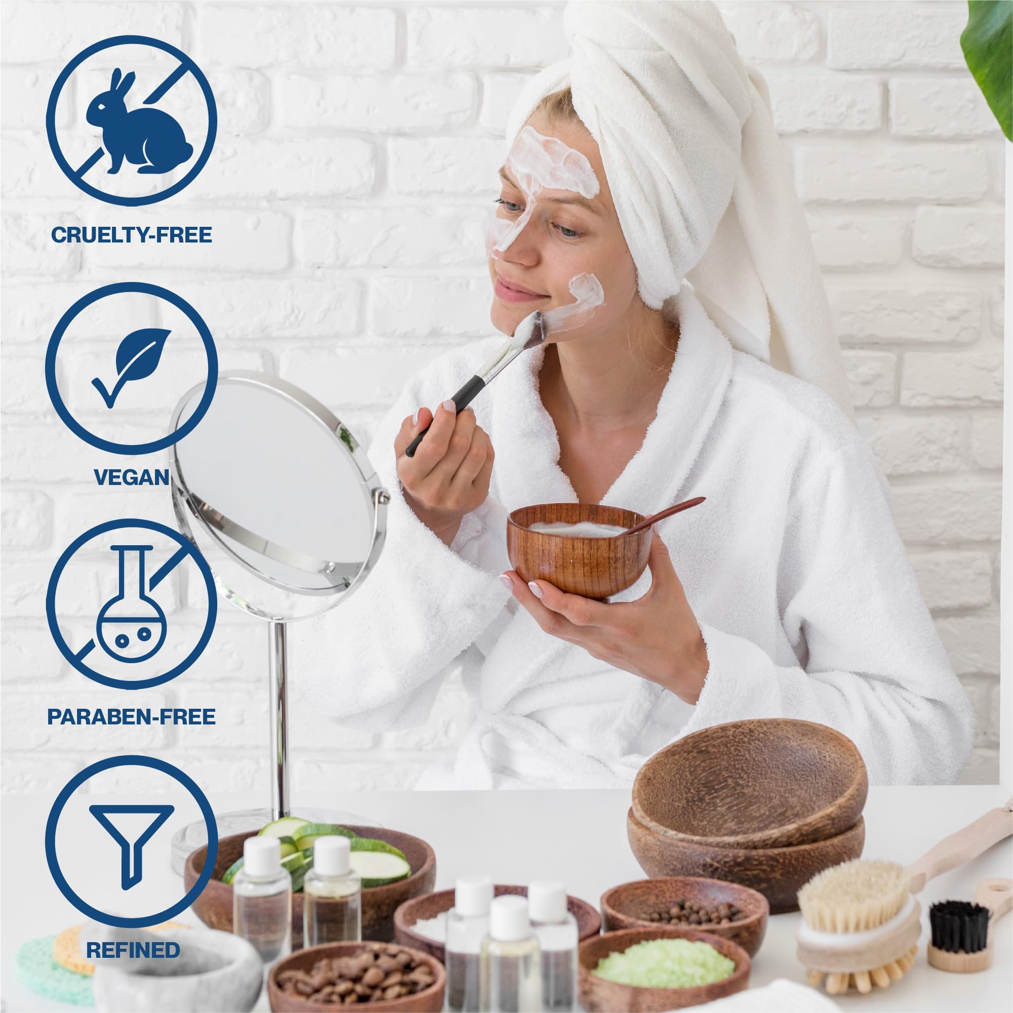 uh*Roh*Muh Premium Refined Mango Butter - Skincare and Hair Care Essential for Silky Smooth Hydration | DIY Beauty Essential Body Butter, Your Ultimate Dry Skin Solution 32 oz(Net Wt.:0.8 kg/1.5 lb)
