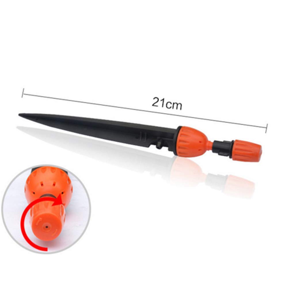 Yardwe 10PCS Drip Emitters Drip Irrigation System Mister Nozzle Sprinkler Patio Plant Watering Water Flow Drip Irrigation System for Watering System