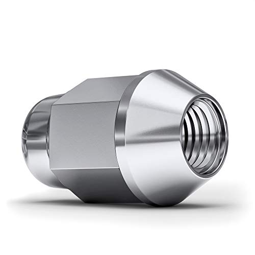 White Knight 1707S-20AM Chrome M12x1.50 Bulge Acorn Lug Nut, 20 Count (Pack of 1)