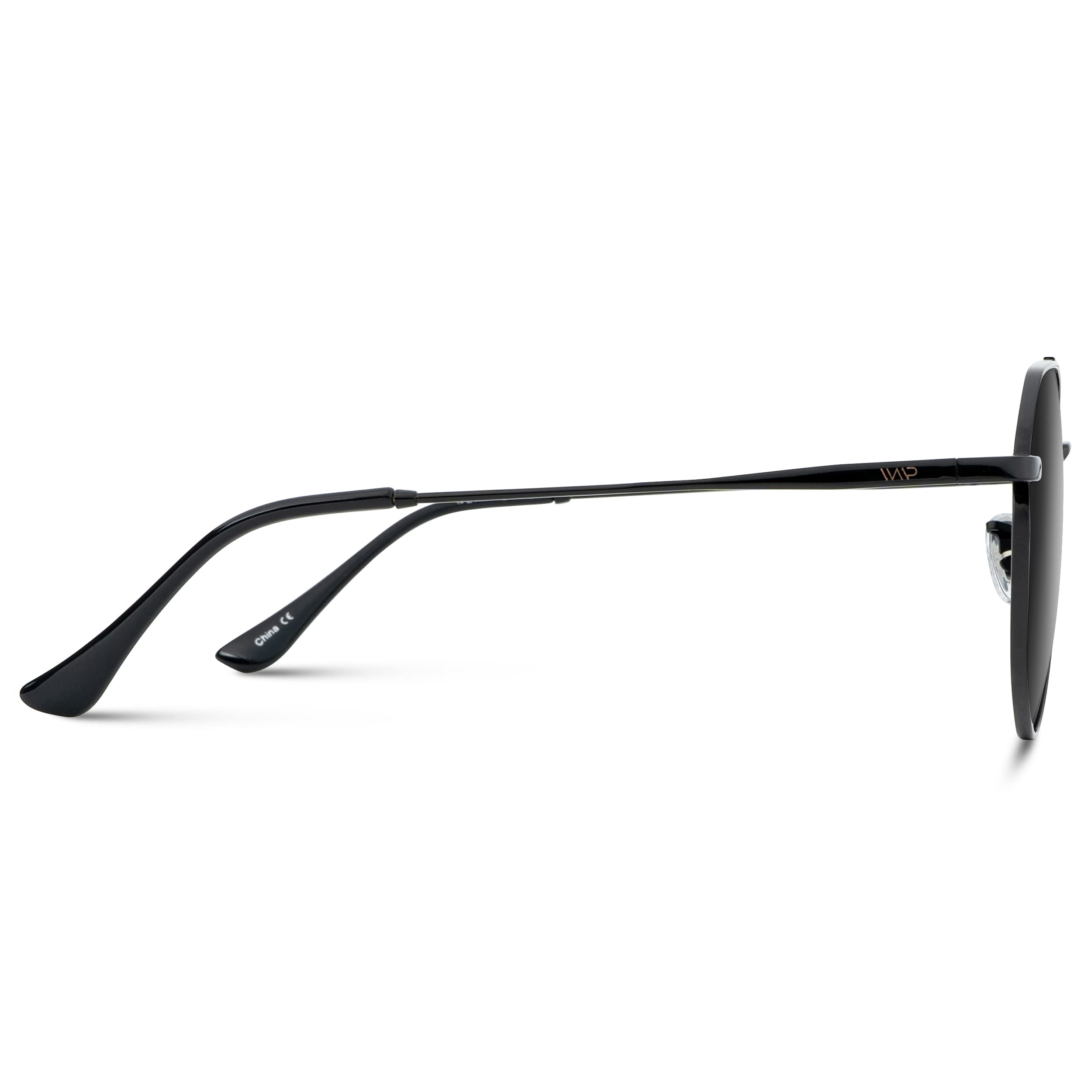 WearMe Pro Polarized Aviator Sunglasses for Women and Men | UV Protection | Reflective Lens | Pink, Blue, Black Aviators