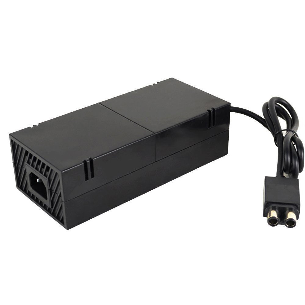 Simply Silver - 200W AC Adapter Power Supply Cable Charger for Microsoft Xbox one Console Brick