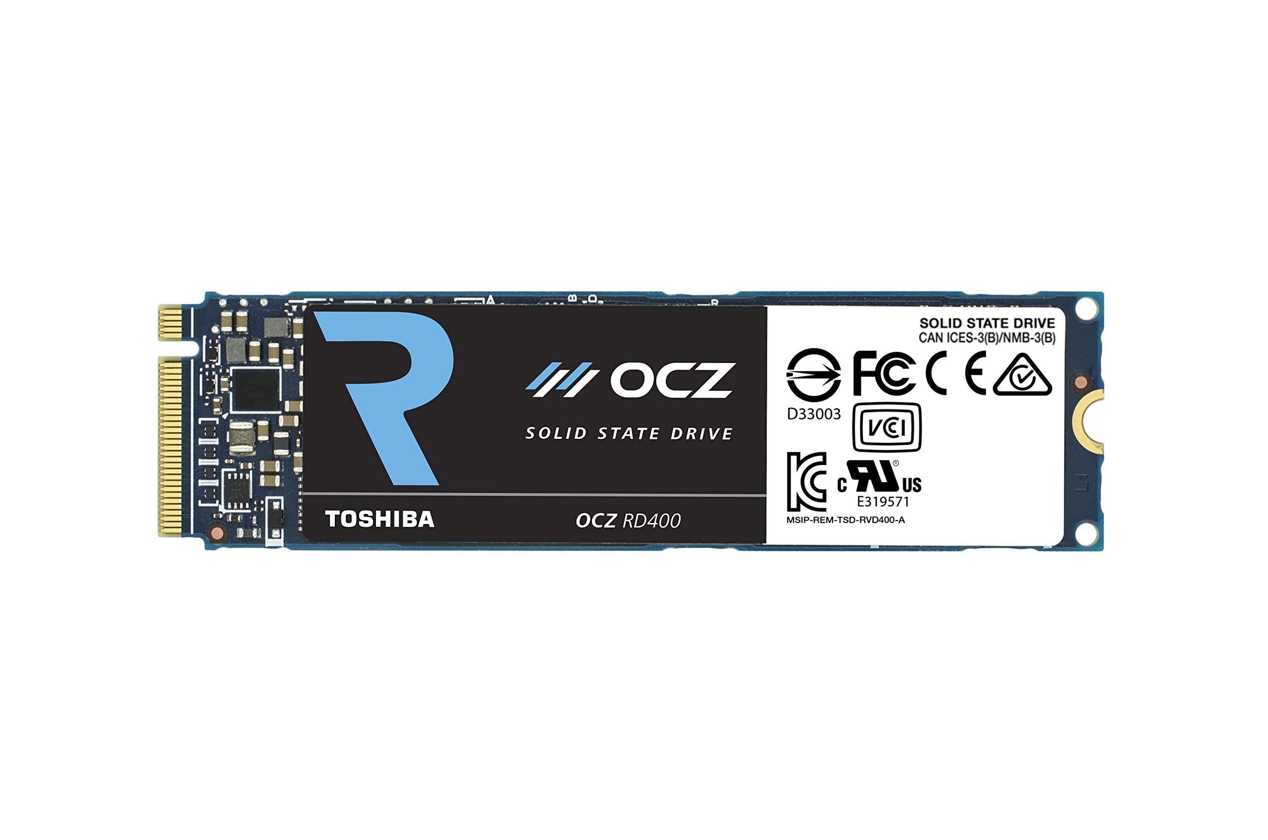 Toshiba OCZ RD400 Series Solid State Drive PCIe NVMe M.2 512GB with MLC Flash (RVD400-M22280-512G)
