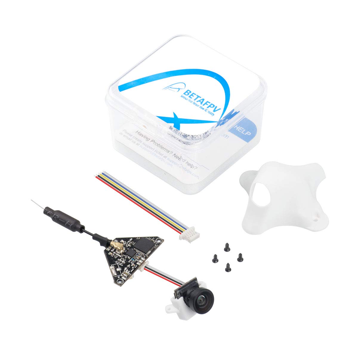 BETAFPV A01 AIO Camera 5.8GHz (0/25/200mW) VTX Transmitter 800TVL NTSC/PAL OSD SmartAudio for 2-4S Tiny Whoop Drone(Pin-Connected Version)