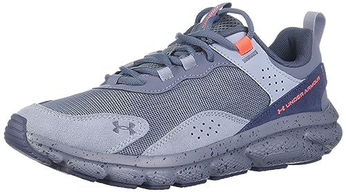 Under Armour Men's Charged Verssert Speckle, (102) Gravel/Downpour Gray/After Burn, 13, US