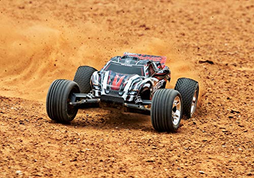 Traxxas 1/10 Scale Rustler 2WD Stadium Truck, Red