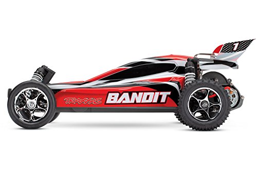 Traxxas Bandit: 1/10 Scale 2WD Off-Road Buggy with TQ 2.4ghz Radio System, Red
