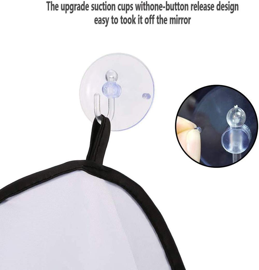Yomitek Beard Apron Cape for Men Shaving and Trimming with Suction Cups Adjustable Neck Straps Beard Apron for Dad Father Husband Boyfriend Brother Gift
