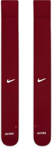 Unisex Nike Classic II Cushion Over-the-Calf Football Sock, Team Red/White, Medium