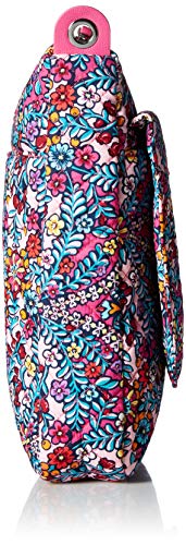 Vera Bradley Women's Cotton Carson Mailbag Crossbody Purse, Kaleidoscope, One Size