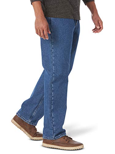 Wrangler Authentics Men's Fleece Lined Five Pocket Jean, Stonewash, 40W X 32L