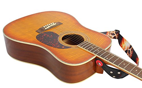YMC TP20 Series 6 Pieces Guitar Parts 3 Left 3 Right Machine Heads Knobs Guitar String Tuning Pegs Machine Head Tuners for Electric or Acoustic Guitar With 2pcs Strap Locks,Chrome