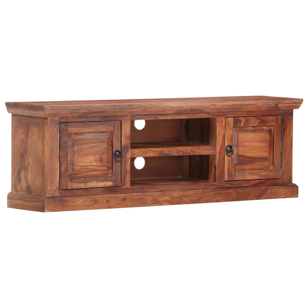 THYUOVAI TV Cabinet,Sideboard Lowboard Media Console Cabinet HiFi Cabinet Tv Table Suitable for Living Room,Bedroom,Closet,Hallway,Foyer,Office 47.2"x11.8"x15.7" Solid Sheesham Wood