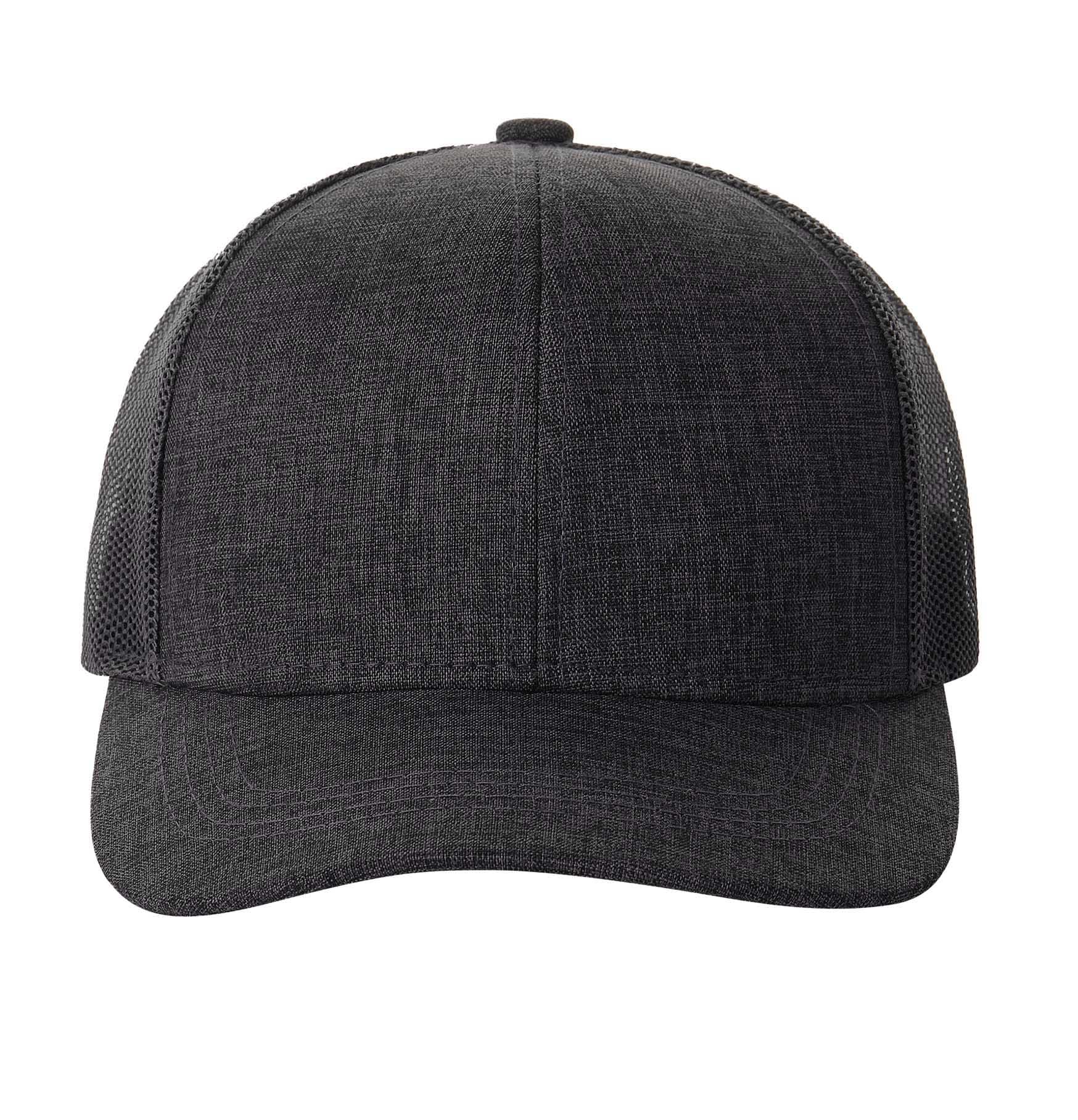 TSSGBL M,L,XL,XXL Snapback Trucker Hat Summer Ball Caps for Men Women,Adjustable Blank Mesh Back Workout Baseball Cap - Charcoal Grey