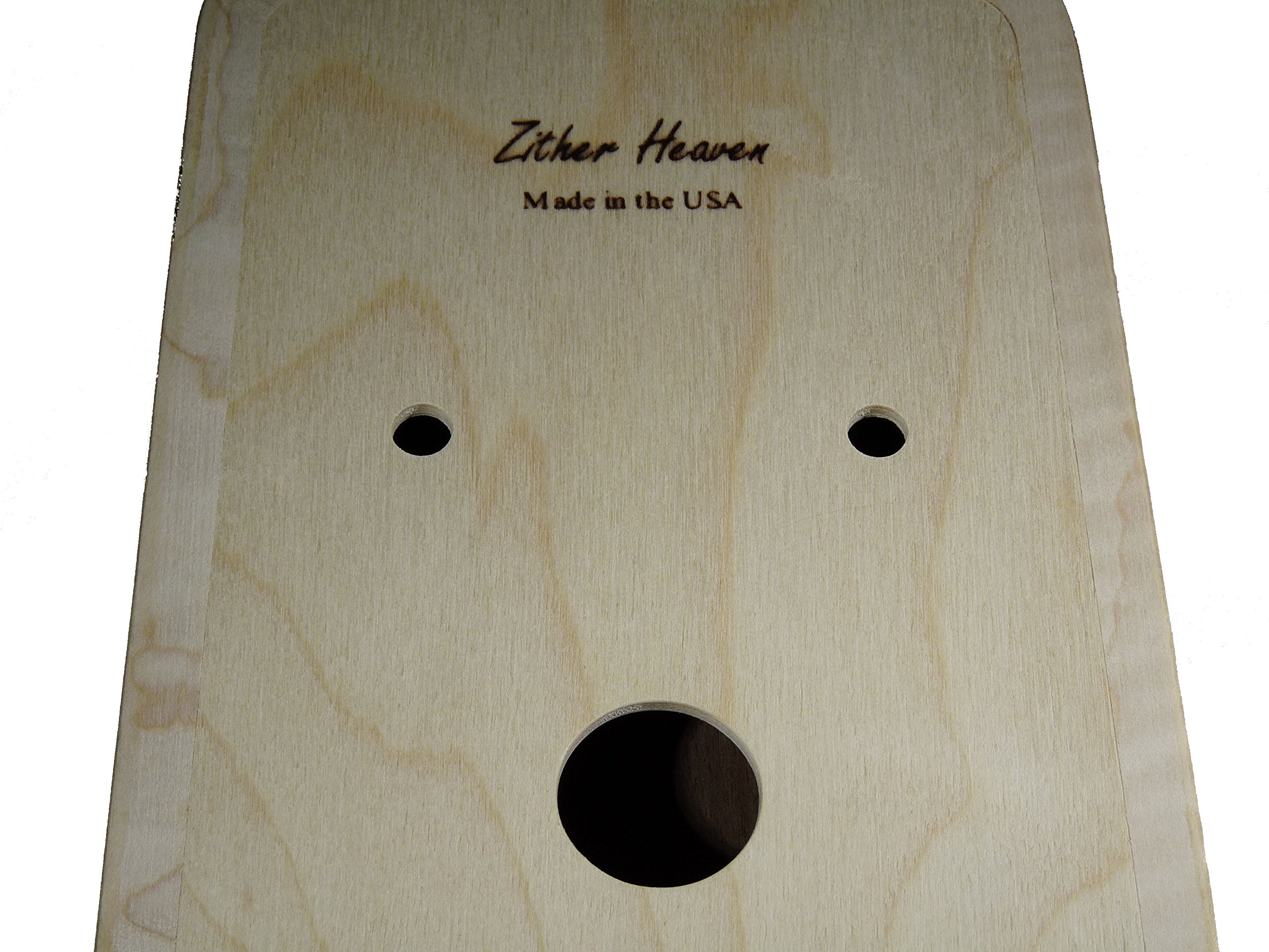 Zither Heaven Artisan Curly Maple 12 NoteThumb Piano with Black Walnut top made in the USA