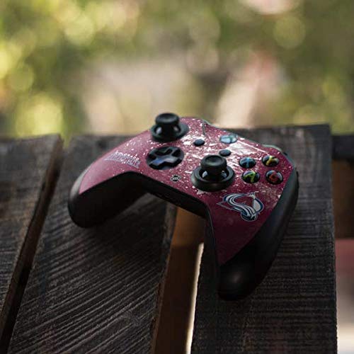 Skinit Decal Gaming Skin Compatible with Xbox One S Controller - Officially Licensed NHL Colorado Avalanche Frozen Design