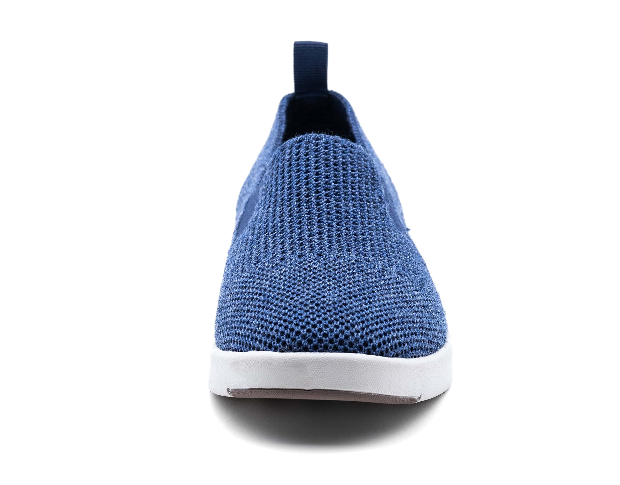 Woolloomooloo Shoe Suffolk Unisex - Merino Wool Footwear - Slip On - Comfort and Support - Lightweight - Soft - Moisture Wicking, Denim, Women's 6.5-7 M US