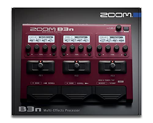 Zoom B3n Bass Guitar Multi Effect Processor Black