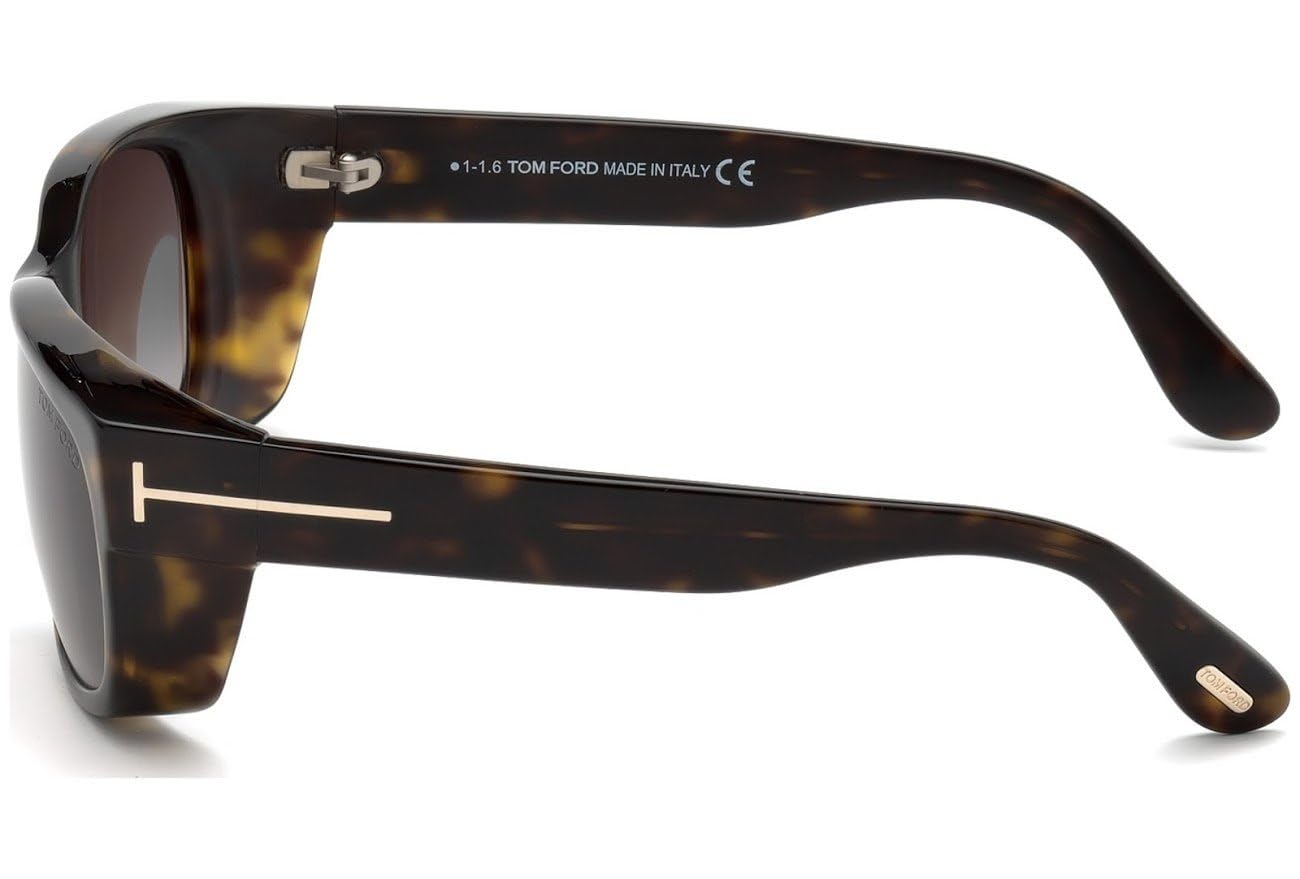 Tom Ford FT0441 52K Dark Havana Carson Oval Sunglasses Lens Category 3 Size 56m