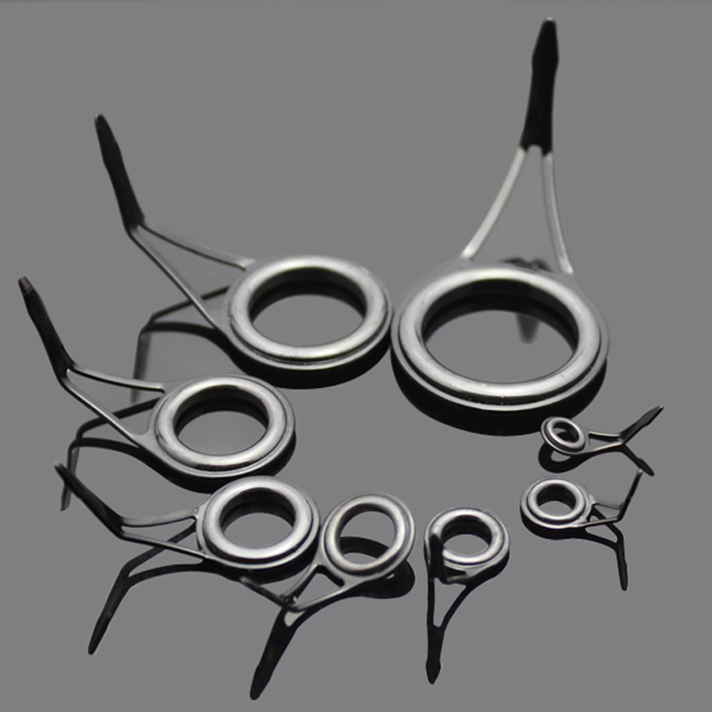 UWND Fishing Rod Guides Kit Spinning Rod Guide, 75pcs,8 Sizes