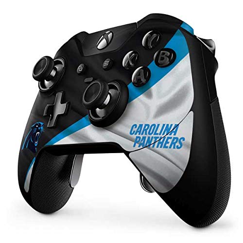 Skinit Decal Gaming Skin compatible with Xbox One Elite Controller - Officially Licensed NFL Carolina Panthers Design