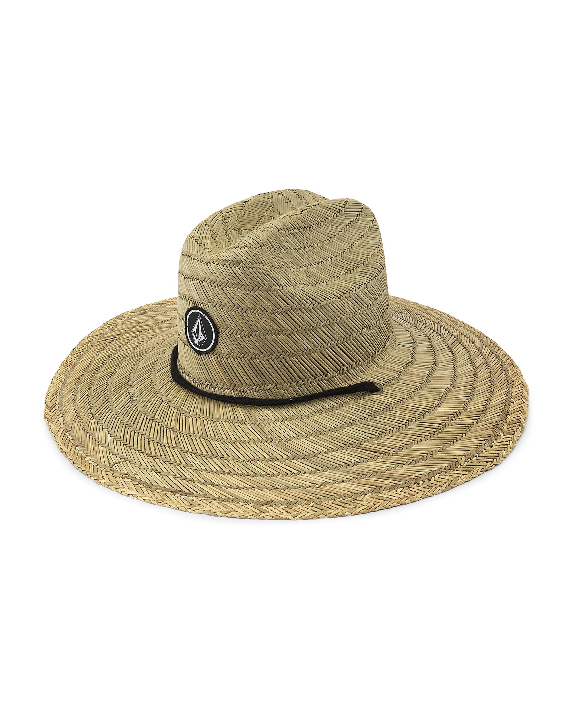 Volcom mens Quarter Straw Hat Baseball Cap, Natural, Large-X-Large US