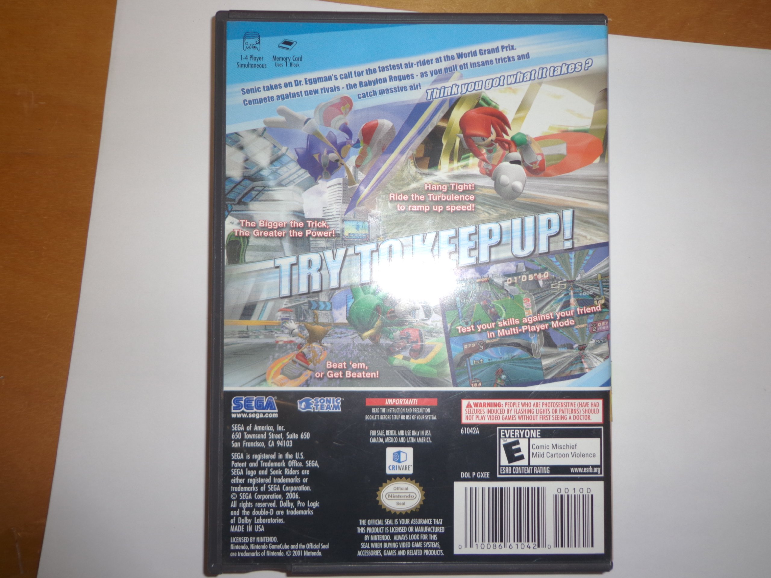 Sonic Riders - Gamecube