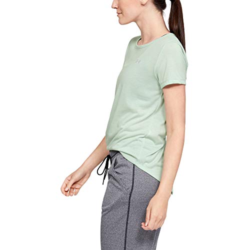 Under Armour Whisperlight Short-sleeve Shirt, Atlas Green (189)/Metallic Silver, XX-Large