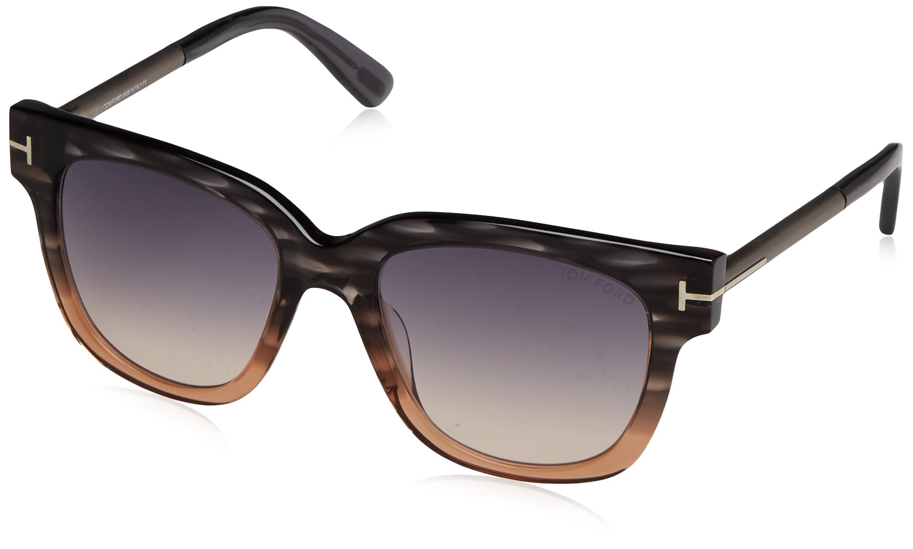 Tom Ford Women's Tracy TF436 TF/436 20B Grey/Beige Fashion Sunglasses 53mm