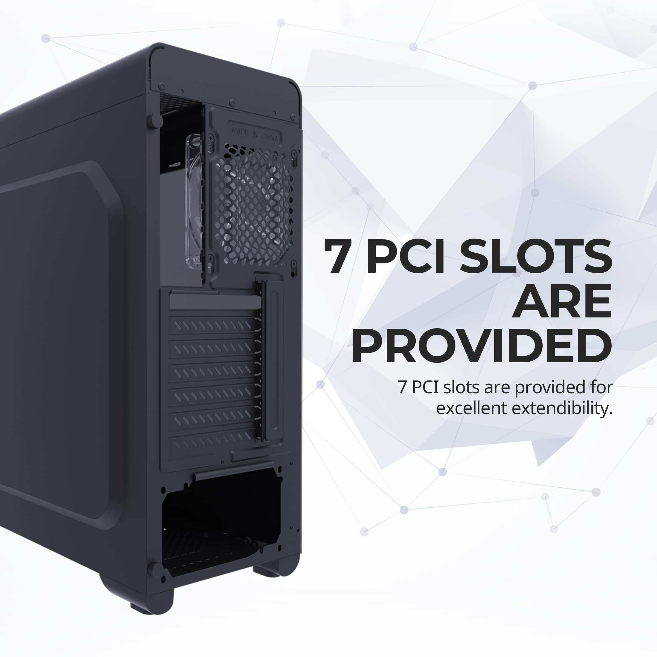 Zalman i3 Edge ATX Mid Tower Computer Case Gaming PC Case, Includes 4X 120mm White LED Fans, Acrylic Side Window, High Airflow Mesh Panel, USB 3.0,Black