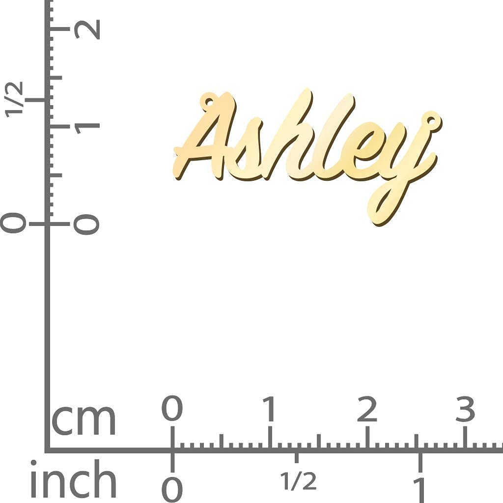 TSD 10K Yellow Gold Personalized Name Necklace with a 16" Chain in Painter Font by JEWLR