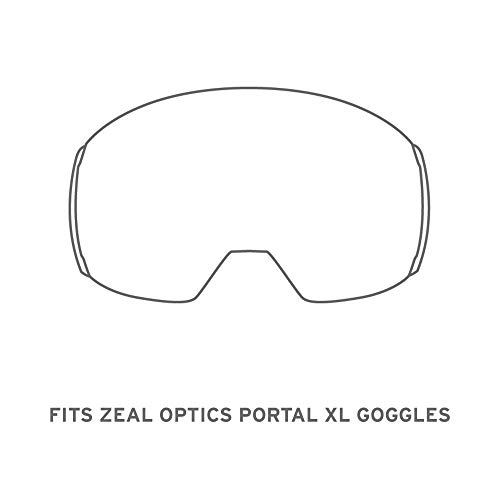 Zeal Optics Portal XL Goggle Accessory Lens - Replacement Lenses For Ski & Snowboard Goggles, Rail Lock System Lenses - Optimum Clear Accessory Lens