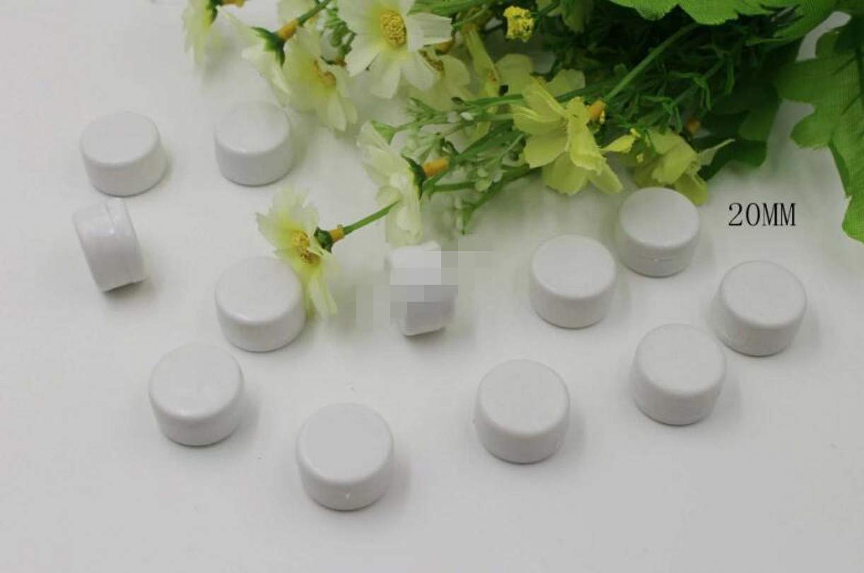 WellieSTR 200 Pcs (Dia.20mm) Baby Rattle Box Balls Jingle Bells Squeeze Sound Noise Maker Insert Squeakers for DIY Pet Toys Animal Puppet Doll Festival Decoration