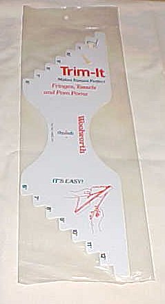 Trim-It (Craft Accessory - Made of Pressed Board) Makes Instant Perfect Fringes, Tassels and Pom Poms By Woolworth