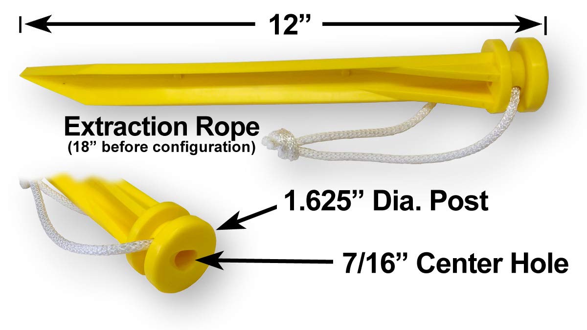 Tarp Tie Down RockBuster 12-inch Tent Stake (12-Pack) Tent Stake, Camping Stake, Canopy Stake, Ground Anchor, Tent Peg, Ground Peg