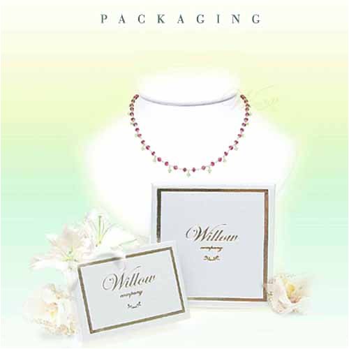 Willow Company Studio 925 Amelia CZ Hearts by the Metre 60 inch Sterling Silver Necklace