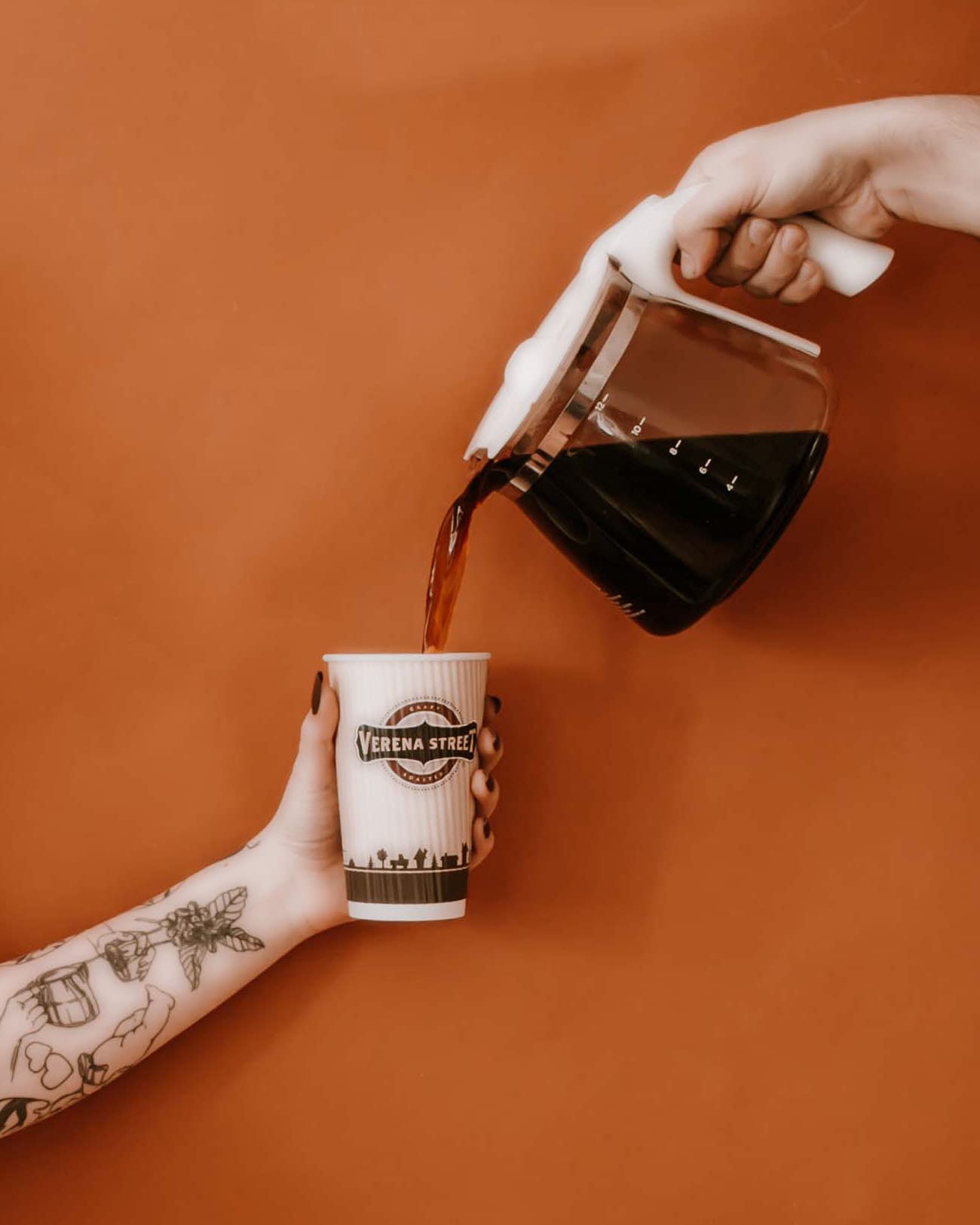 Verena Street, 2 Pound Flavored Ground Coffee, Mississippi Grogg, Medium Roast, Rainforest Alliance Certified Arabica Coffee