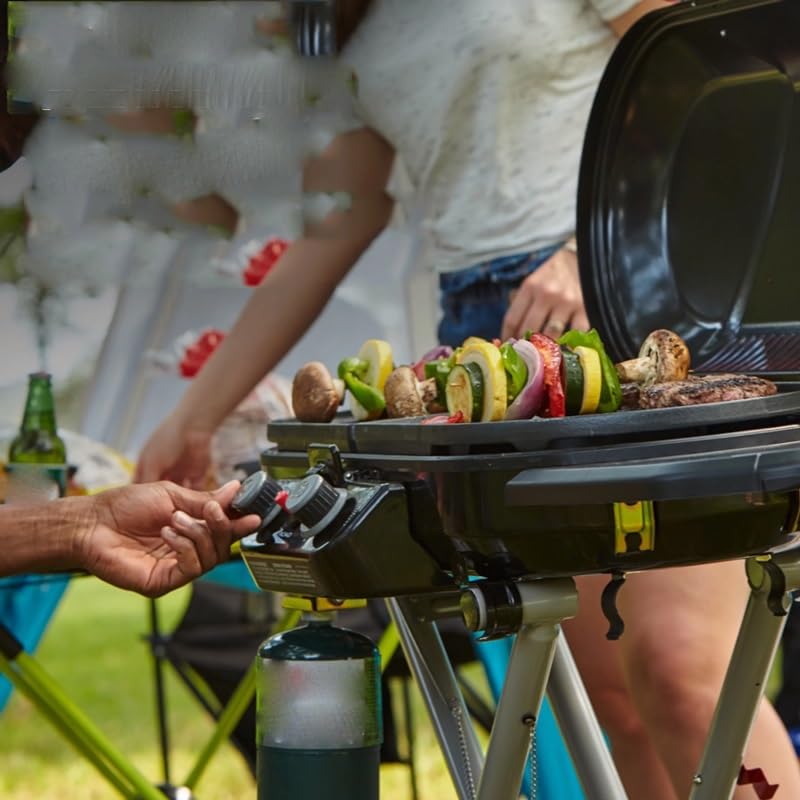 WXBDD Burner Propane Gas Portable Grill Portable Grill BBQ Grill Outdoor BBQ Grill Camping Trip Grill