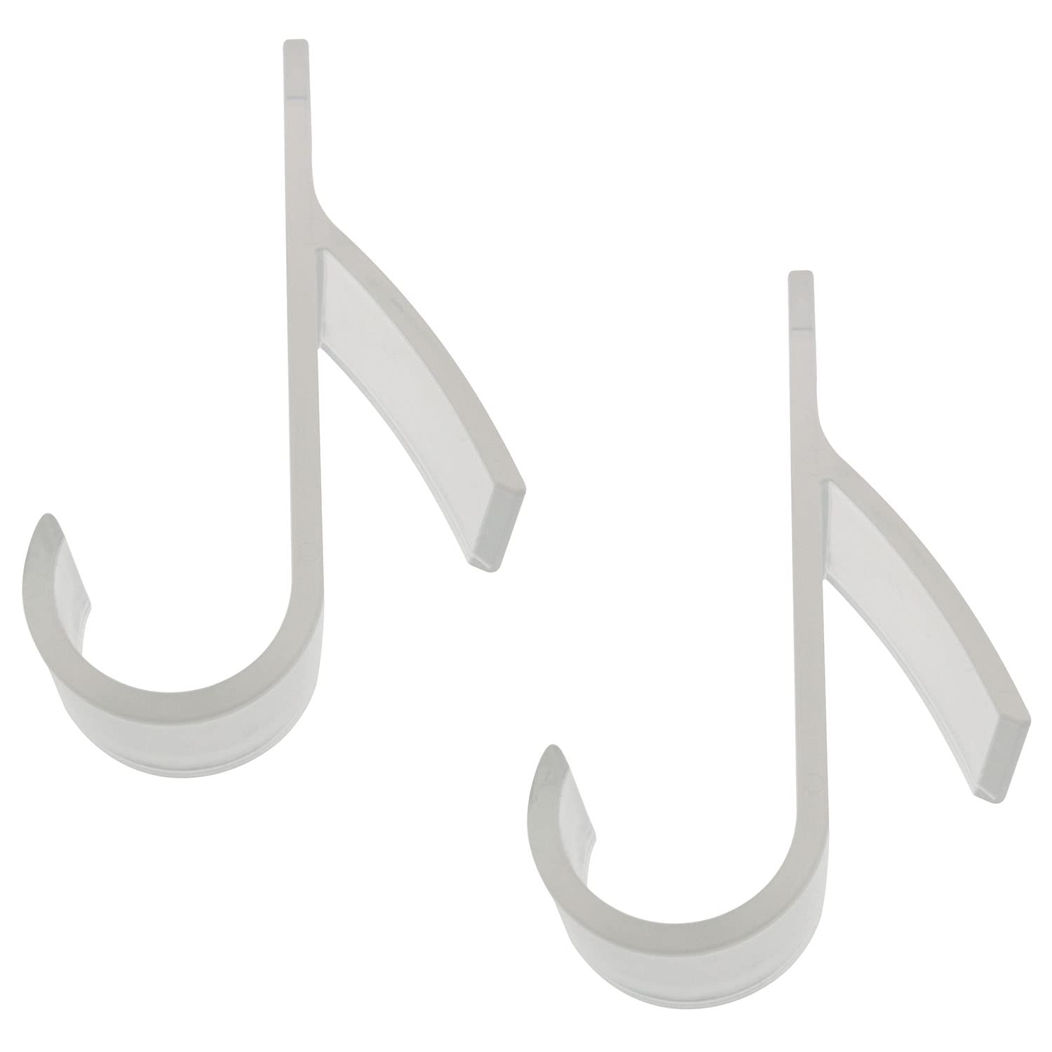 ZZHXSM 2pcs Heating Towel Radiator Hook Door Hook Clear Hanger for Heated Towel Rail Radiator Tubular Bath Hook Holders