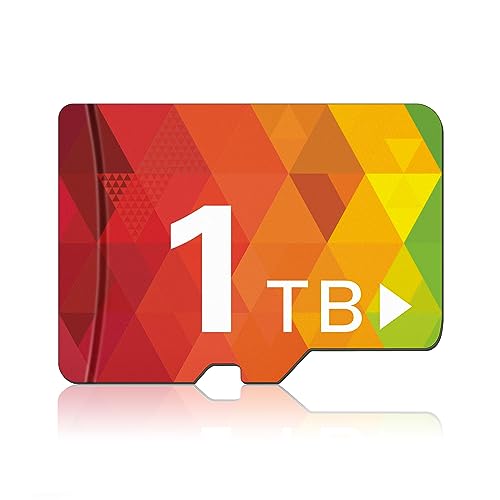 WSLLD 1TB Memory Card, TF Card, Ultra UHS-I Memory Card, C10, U3, A1, Full HD,Expanded Storage for Android Smartphones, Tablets
