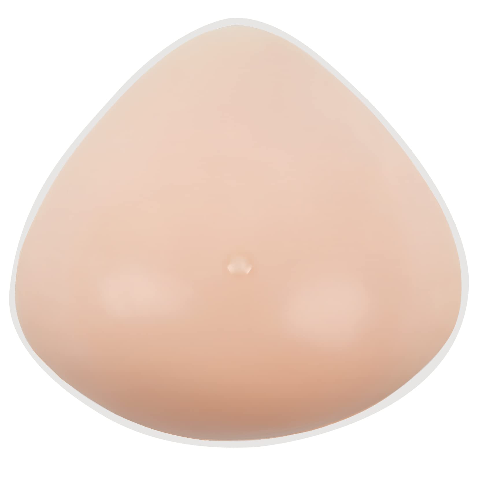 Windsleeping One Piece Triangle Concave Silicone Breast Forms Mastectomy Prosthesis Bra Enhancers for Transgender Cosplay, C Cup (400g/Piece)
