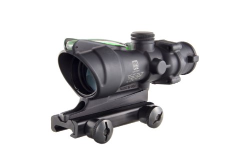 Trijicon 4x32 ACOG Riflescope with Green Dual Illuminated Chevron Reticle and TA51 Mount