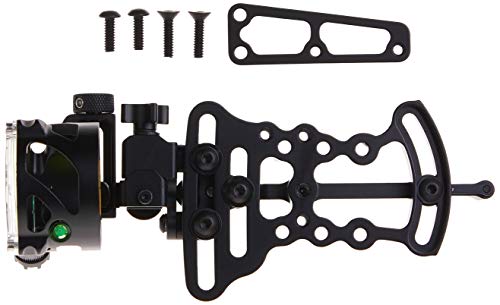 Trophy Ridge Alpha Slide Archery Bow Sight - A-Shaped .019β Single Pin Sight for Unbeatable Visibility, Right Hand