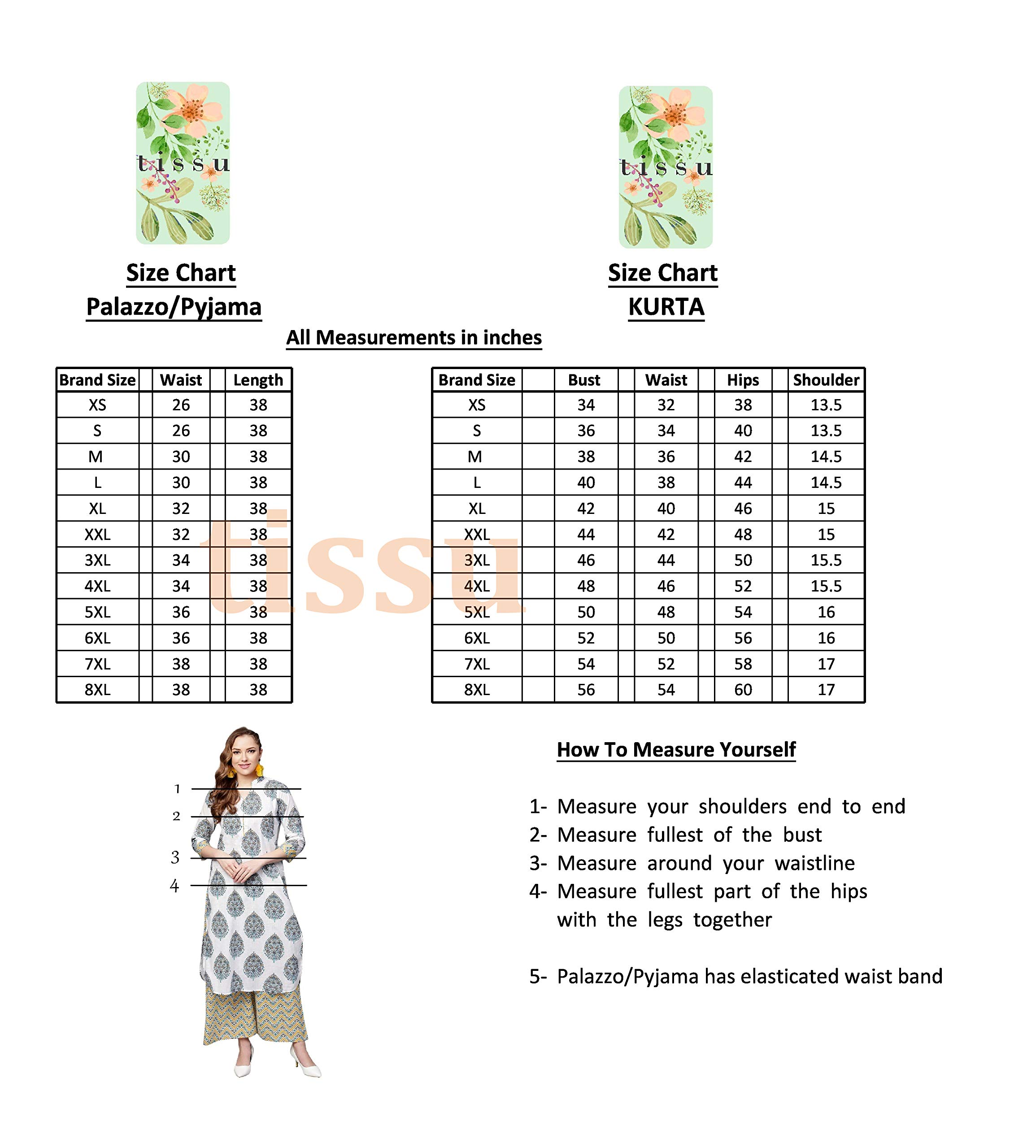 Tissu Women's Rayon Beige Floral Printed Flared Kurta (Beige_XXL)