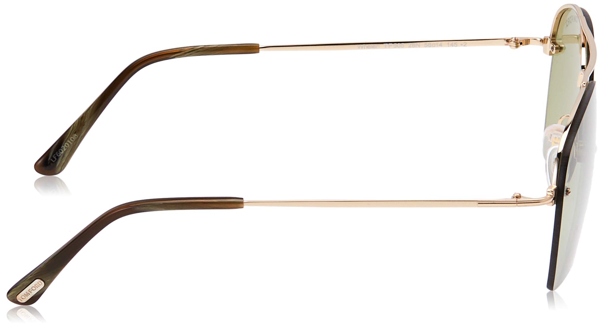 Tom Ford Women's Whelan Sunglasses, Gold, 58-14-145