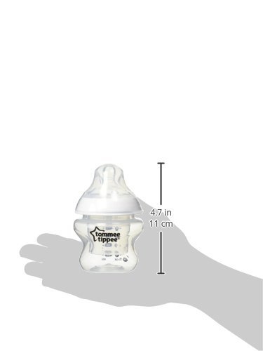 Tommee Tippee Closer to Nature First Feed Bottle, Extra Slow Flow Nipple – 5oz, 1ct