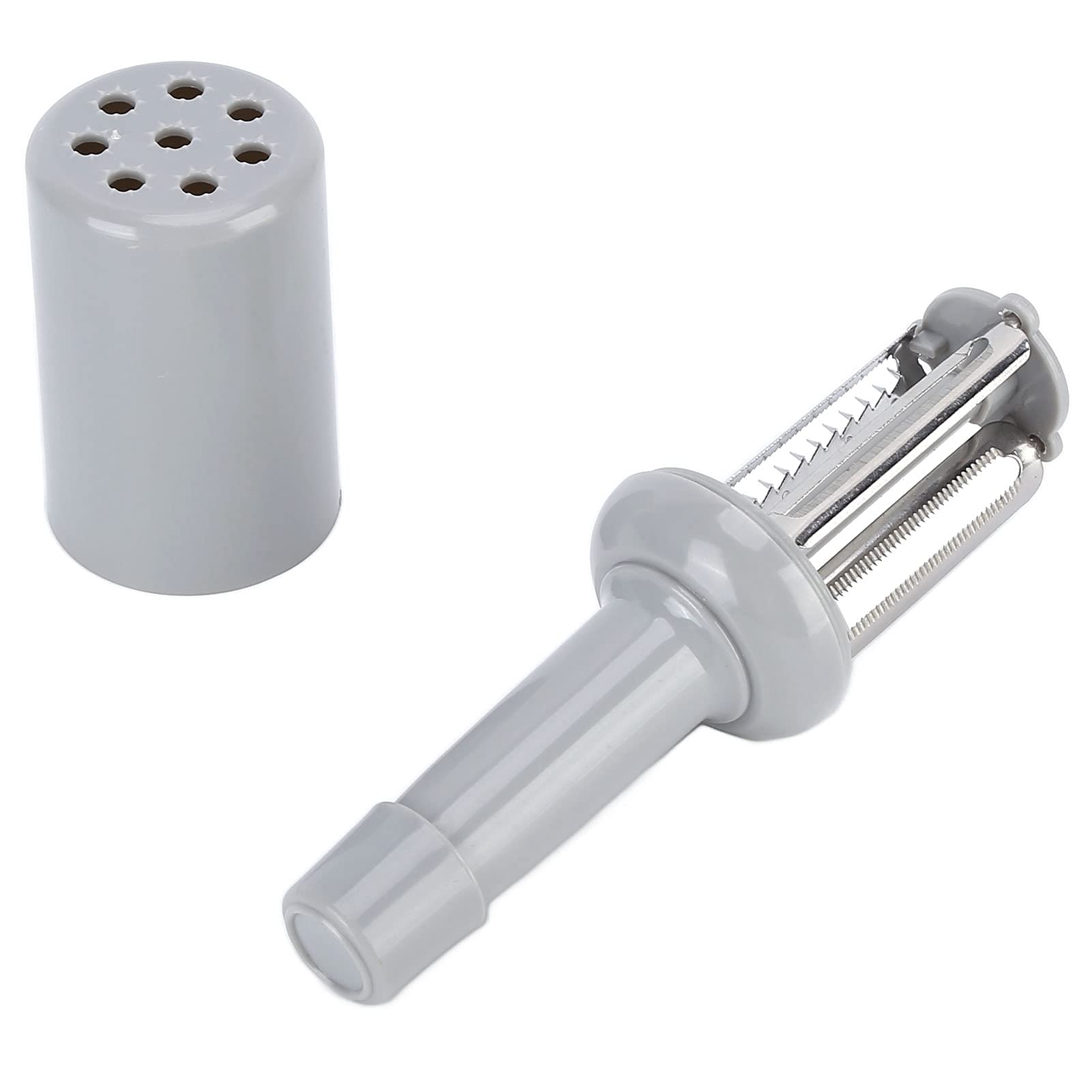 VTOSEN Multifunctional Household Peeler - Durable Potato Peeler, Vegetable Peeler, Carrot Grater, and Kitchen Tool Supplies - Bottle Shape Peeling Knife(Gray)