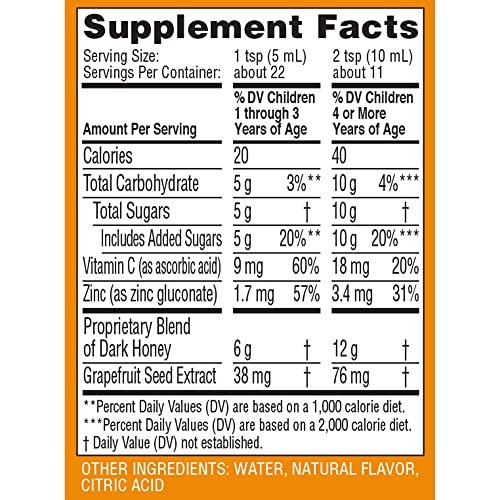 Zarbee's Naturals Children's Cough Syrup Grape Flavor - 4oz, Pack of 22