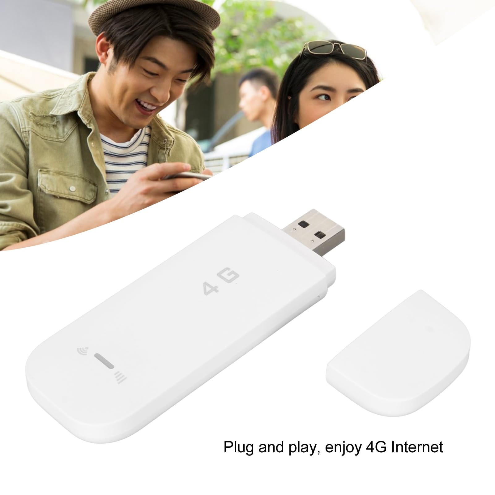Wireless 4G Network Router, 4G LTE USB Portable WiFi Router, Pocket Mobile Hotspot, Wireless Network Smart Router Internet Connections,10 Users, 4G WiFi Router for Home Travel