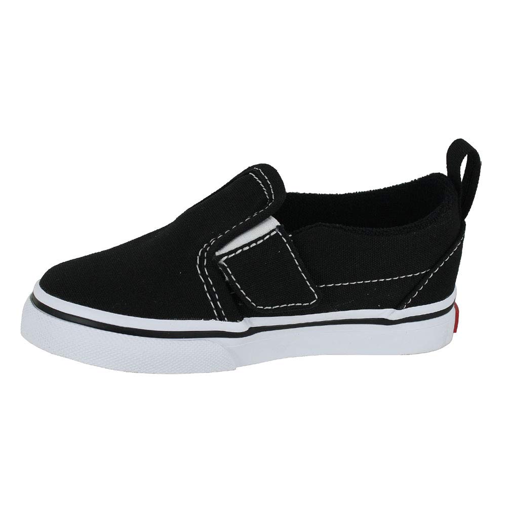 Vans Toddler T Slip ON V Black White Size 10